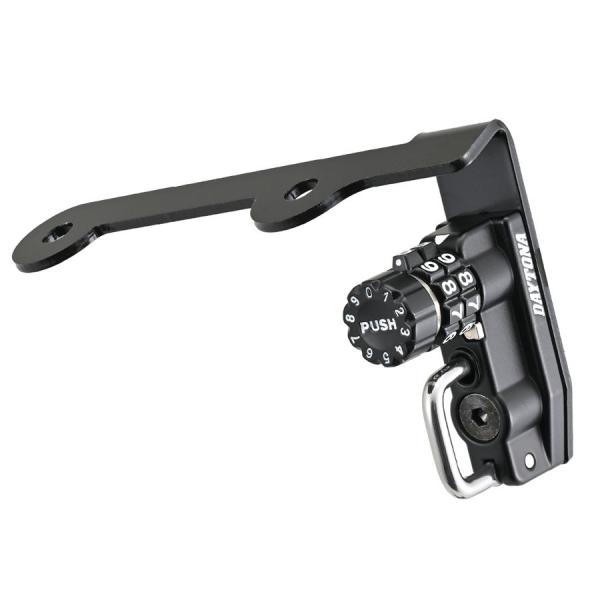 メーカー品番：62591JANコード：4909449665091ダイヤル式なのでカギが増えないヘルメットホルダー。車種専用設計なので、ボルトオンで装着できます。・解錠する数字は任意で変更可能。2ダイヤルロック式。※駐車中のヘルメットの盗難を...