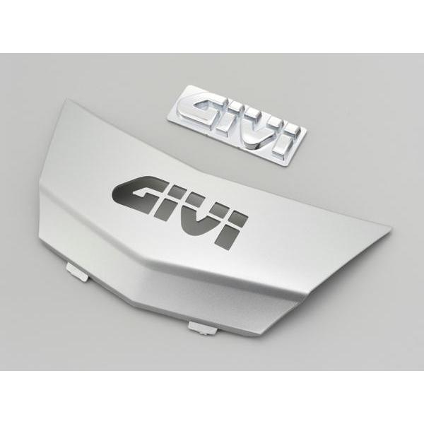 メーカー品番：93076JANコード：4909449477410※詳しい商品情報はメーカーHPにてご確認ください。V40用補修部品。センターカバー（GIVIロゴ部のシルバープレート）