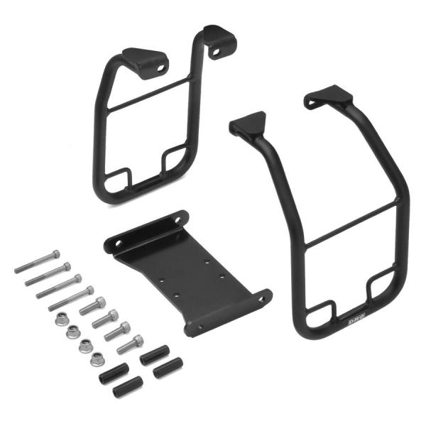 メーカー品番：D60-01-341JANコード：4547836582264車種専用設計のサイドバッグサポート。サイドバッグのタイヤへの巻き込みや、マフラーへの接触を防ぐ。安心の直径16mmのパイプでしっかりサポート。表面はオフロード車両に適...