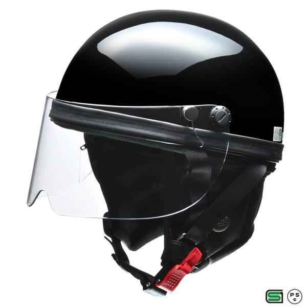 メーカー品番：HARVE HS-2JANコード：4952652006939※詳しい商品情報はメーカーHPにてご確認ください。カラー：ブラックサイズ：フリー(57〜60cm未満)規格：PSC、SG(125cc以下用)重量：約850g素材：AB...