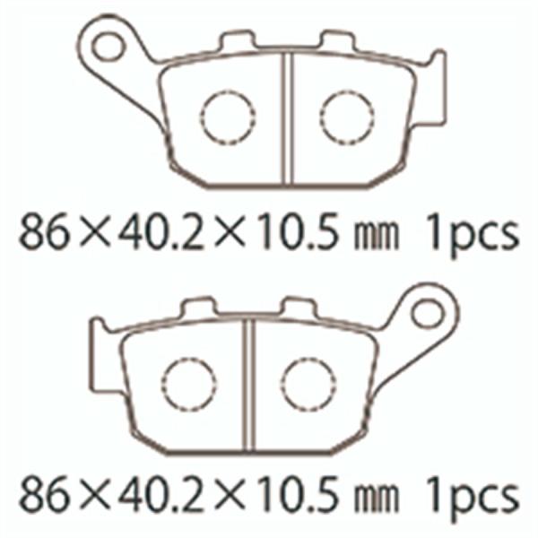 メーカー品番：A61-006HNJANコード：4510422006109スタンダードパッドは優れた制動力、コントロール性、耐摩擦性と低いローター攻撃性は、ノーマルを凌いだ普及版モデルです。純正品番：06435-KT7-405，06435-K...