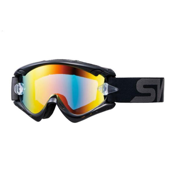 メーカー品番：5400000100379JANコード：4984013147227広い視界と高いフィット感を併せ持つSWANSダートゴーグルのミドルモデルスタイリッシュなデザインでフルフェイスにもよく似合います。クールな外観で人気のミラーレン...