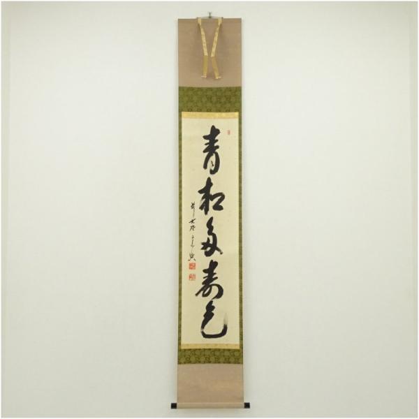 掛け軸 床の間 書 おしゃれ 絵画 表具 芸術 茶道 年中掛け インテリア 茶掛 掛物 和室 1月 3月 春冬