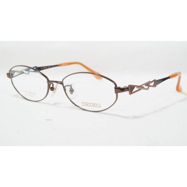 商品説明／お取引詳細 SEIKO C-2001LB サイズ 52□16-135高さ　3.2cm幅　13.8ｃｍ 材質　 *フロント*チタン*テンプル*βチタン　 カラー フロント表　　ブラウン　　　　裏/同じテンプル表　ブラウン　　　　裏/...