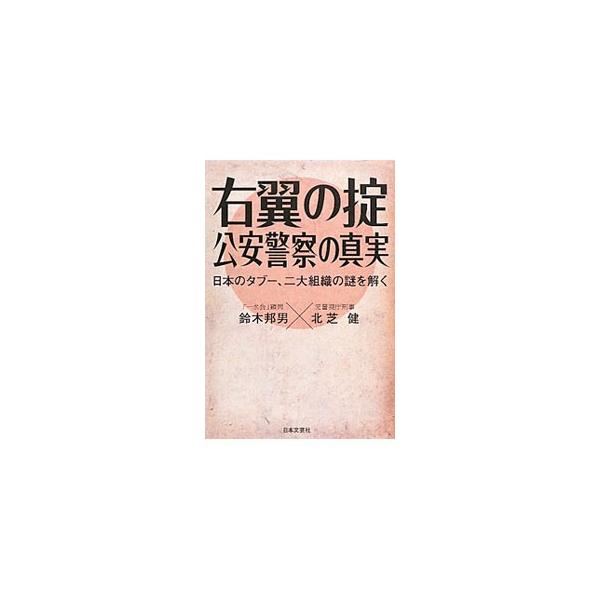新右翼の重鎮と元刑事が、日本のタブーである２大組織「右翼」と「公安」の攻防の最前線を明かす。右翼組織の謎、公安捜査官の覚悟…。命を懸けた者たちの暗躍の実態を描く。■カテゴリ：中古本■ジャンル：政治・経済・法律 社会その他■出版社：日本文芸社...