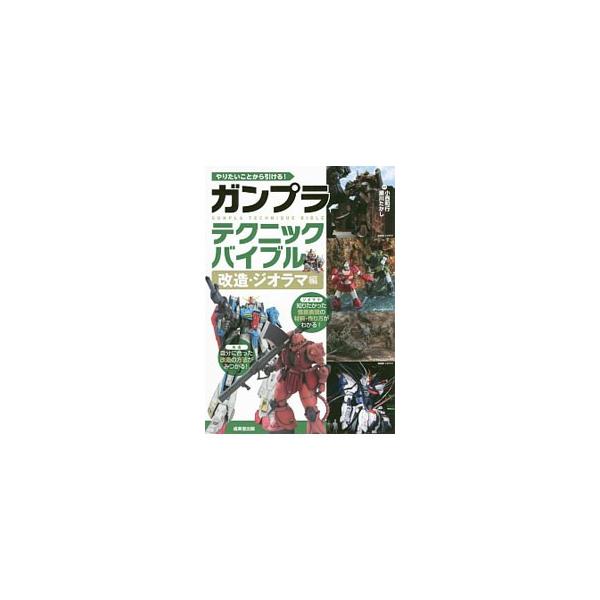 見出しとインデックスを使ってやりたいことから引ける、ガンプラのテクニック本。改造やジオラマづくりのテクニックを１つずつ身につけていけるように、入門レベルの作品から紹介し、手順を写真で丁寧に解説する。■カテゴリ：中古本■ジャンル：産業・学術・...