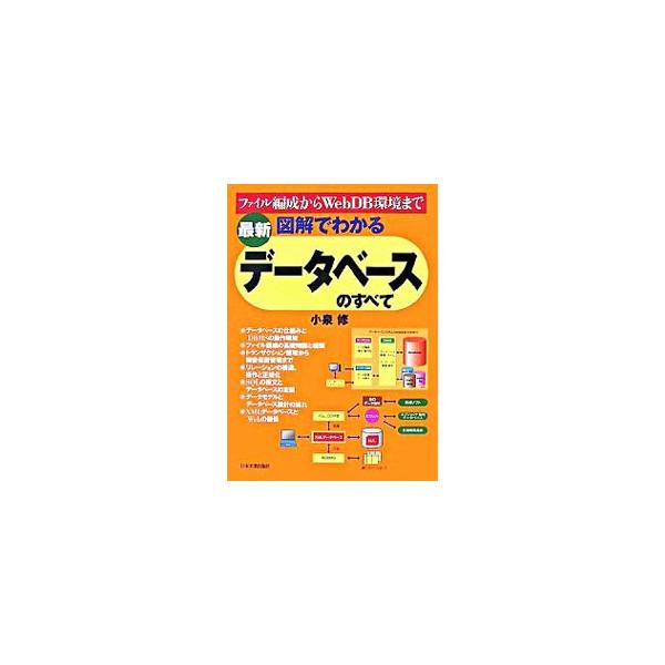 誰もが簡単にＤＢＭＳを扱える時代だからこそ、なおざりになりがちな基礎知識と、Ｗｅｂの進化とともに大きく変わってきたデータベースの技術やサーバ環境を図表と併せて解説する。■カテゴリ：中古本■ジャンル：女性・生活・コンピュータ コンピューター・...