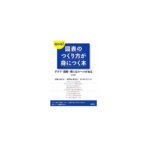 プレゼン資料、報告書、レポート、企画書、ＰＲ文などで、数字・データを適確に見せるための、グラフ・図解・表作りに欠かせない８１のコツと工夫を紹介する。■カテゴリ：中古本■ジャンル：産業・学術・歴史 学問■出版社：高橋書店■出版社シリーズ：■本...