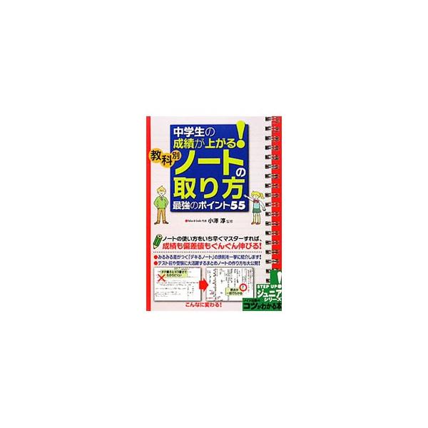 ノートの使い方をマスターすれば、成績も偏差値もぐんぐん伸びる！　みるみる差がつく「デキるノート」の鉄則や、テスト前や受験に大活躍する「まとめノート」の作り方を実例で紹介する。■カテゴリ：中古本■ジャンル：教育・福祉・資格 学校教育■出版社：...