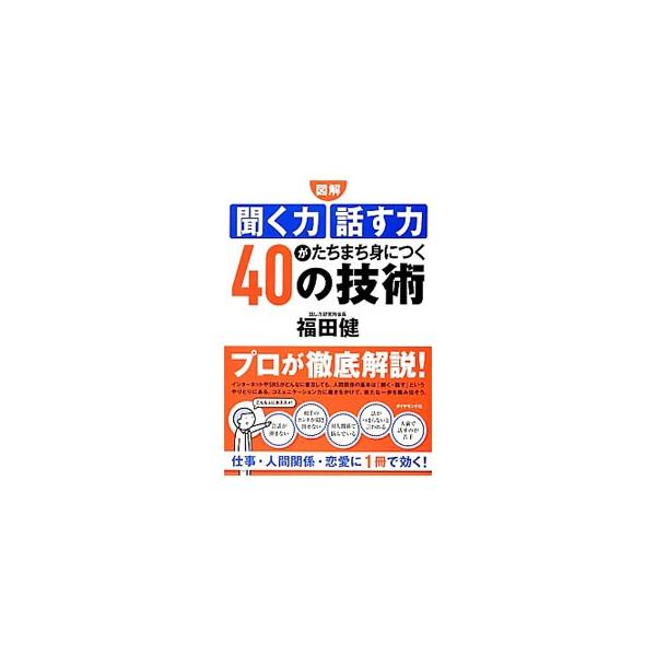 インターネットやＳＮＳがどんなに普及しても、人間関係の基本は聞く・話すというやりとりにある。話し方研究所会長が、コミュニケーション力の軸となる「聞く力・話す力」を高める技術を紹介する。■カテゴリ：中古本■ジャンル：政治・経済・法律 社会その...