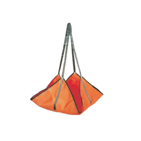 強力縫製糸でのシートとベルトとの一体化縫製。特殊ミシンで強力縫製加工。軽くて、折りたたみが自在。50ｍｍ幅の強力ベルトを二重に縫製（2トン吊り）。底ずれ防止のため二重縫製。■材質　ポリエステル100%■サイズ　180×180cm■自重　約4...