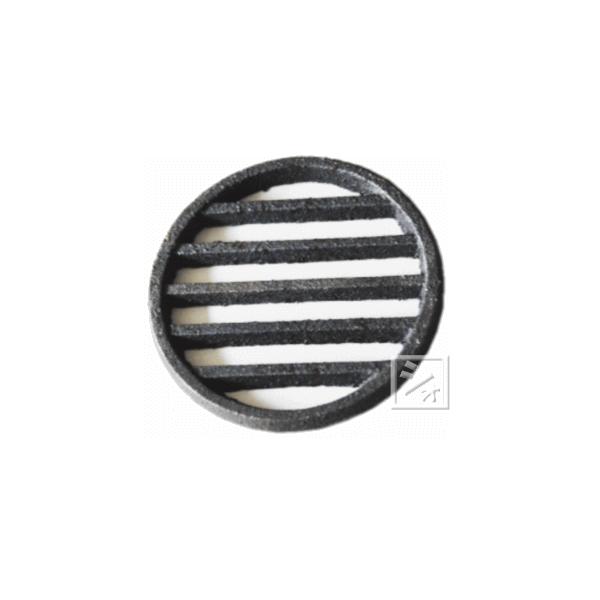 炭火七輪用 さな 目皿 火皿 です。■材質　鉄（スチール）■サイズ　直径（約）105mm ■注意　本品の性質上、サビが付着している部分がございます。     目皿 火皿 サナ 七輪 メール便送料無料