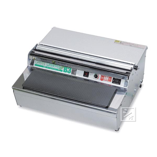 400m幅ラップまで対応、省スペースで活躍するフィルム収納タイプ。低消費電力（消費電力60W〜204W）。作業性重視のシンプル設計。■材質　ボディメイン：鋼板■サイズ　本体：幅500×奥行445×高さ210mm　※平面図をご参照ください。　...