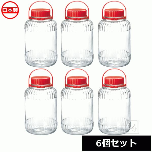 長期保存果実酒びん認証品。梅酒や季節の果実酒のつくり方がわかるシオリが入っています。コーナーや底面への衝撃を和らげるすそ部の丸み。便利な注ぎ口がついた内ブタつき。持ち運びに便利な吊手つき。内ブタの取りはずしに便利なくぼみがあります。■材質　...