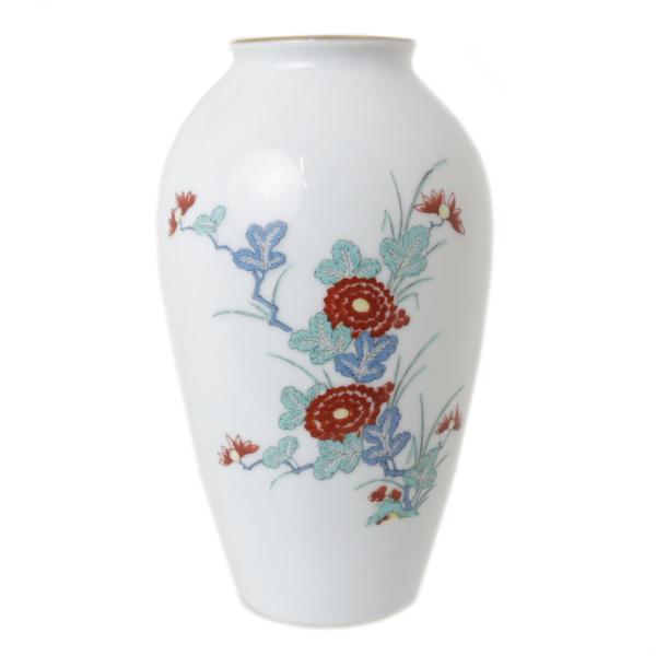 有田焼 瑞松 花瓶 全高約27.5×胴径約10×口径約5.5(cm) NT BCランク