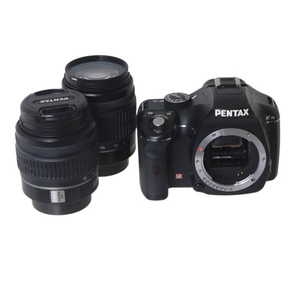 【ジャンク】 PENTAX ペンタックス K-m レンズキット デジタル一眼レフ K-m ボディsmc pentax-DAL 1:3.5-5.6 18-55mm AL smc pentax-DAL 1:4-5.6 50-200mm ED N...