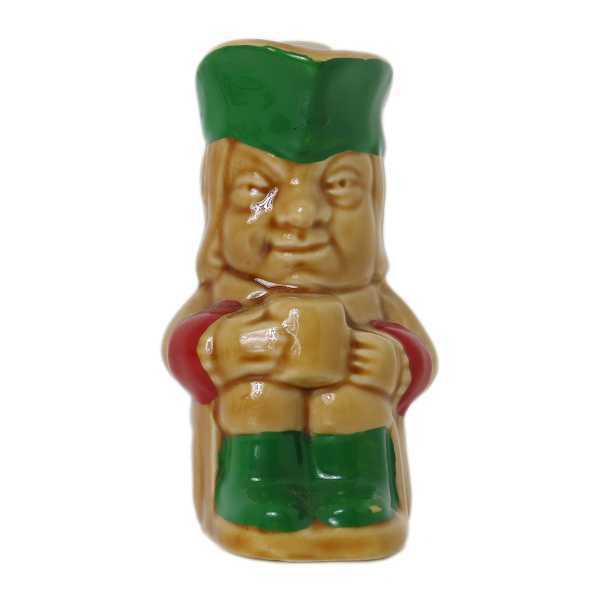 ヴィンテージ Clan Tartan Scotch Whisky 陶器ボトル ミニボトル 空ボトル 置物 椅子に腰かける人 縦8.6×横4.9×奥6.8(cm) 重量99.2g NT Bランク