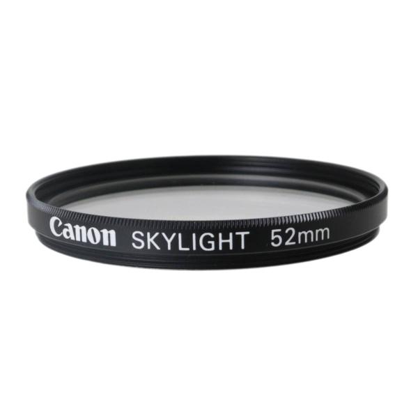 Canon キヤノン SKYLIGHT スカイライト フィルター 52mm ブラック プラケース NT 美品 ABランク