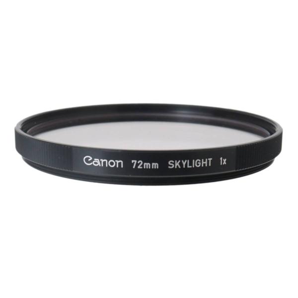 Canon キヤノン SKYLIGHT 1X スカイライト フィルター 72mm ブラック プラケース NT 美品 Aランク