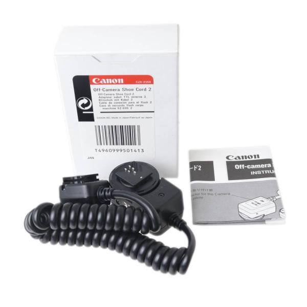 CANON キヤノン 純正 オフカメラ シューコード 2 60E,300EZ,420EZ,430EZ,540EZ,480EG EOS-1,1N,620,650 NT 美品 Aランク