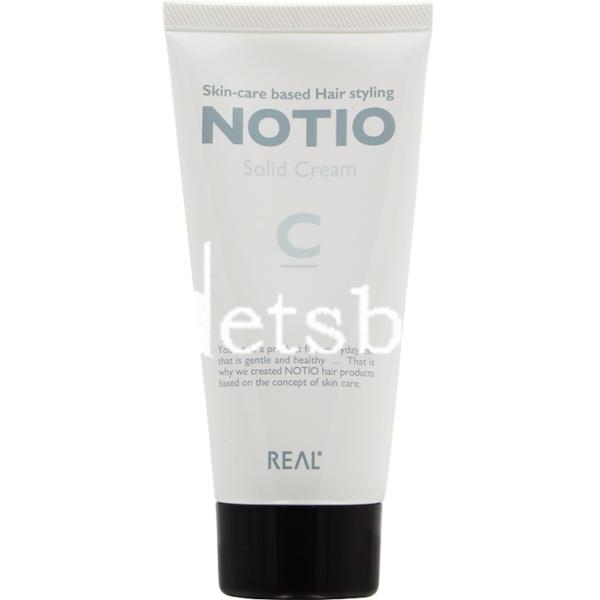 リアル ノティオ ソリッド クリーム 健やかで美しい「髪」・「肌」に導く髪と手肌に潤いを与え、しっかり動きを表現しながらつやのあるヘアスタイルに整えます。