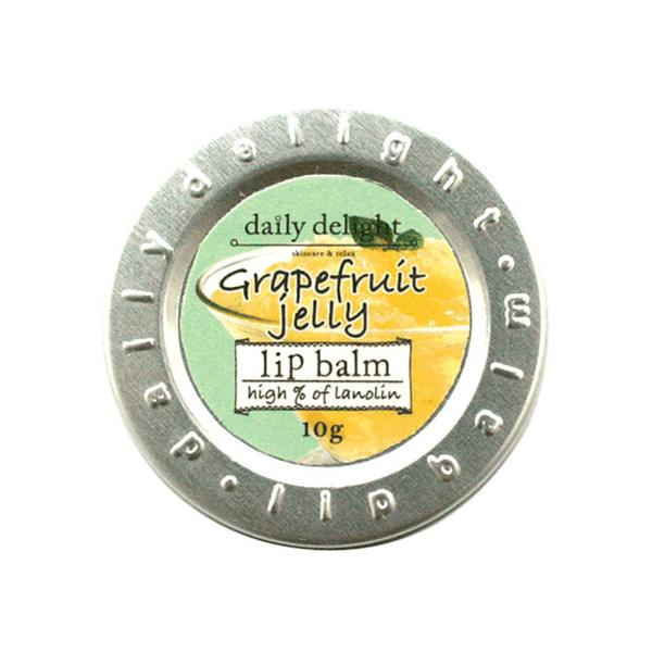 デイリーディライト リップバーム グレープフルーツゼリー おいしい香りでしっかり潤うしっかり潤う優れもののリップバーム。吸着精製ラノリンは人間の皮脂に最も近い油脂です。 なじみがよく、唇に潤いを与え守ります。ミツロウは、唇の表面に膜を作り、...