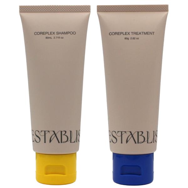 エスタブリッシュ コアプレックス シャンプー ＆ トリートメント セット 80mL+80g今までは「重さ」で押さえ込むしかなかったダメージの広がり。エスタブリッシュは、髪の芯から補修し、「軽やかさ」と「まとまり」を同時に叶える新質感を実現。...