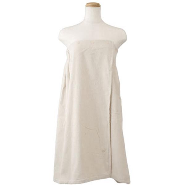 高級パイル地 エステガウン 前開きタイプ （ベージュ） サイズフリーふんわりやわらか、上質な肌触り。前開き開きタイプで、フロントに4つのボタン、下部にも捲れを防ぐためボタンが2つ付いています。バックはゴム内蔵タイプ。 ・柔らかな風合いと１ラ...