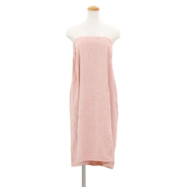 高級パイル地 エステガウン 前開きタイプ （パウダーピンク） サイズフリーふんわりやわらか、上質な肌触り。前開き開きタイプで、フロントに4つのボタン、下部にも捲れを防ぐためボタンが2つ付いています。バックはゴム内蔵タイプ。 ・柔らかな風合い...