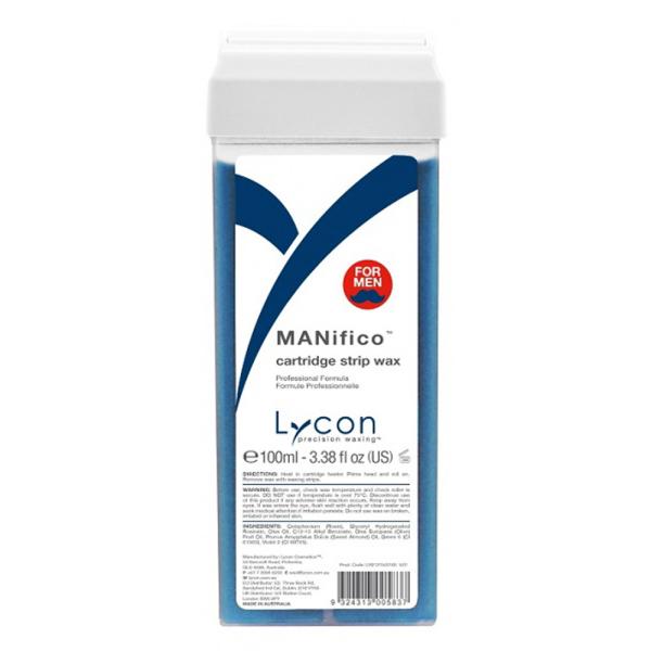 ライコン Lycon MANifico マニフィコ カートリッジワックス / 100mLメンズワックスに最適なストリップワックス。使いやすいロールオンタイプのマニフィコ ストリップワックス。カートリッジワックス専用ヒーターで温めて、ワックス...