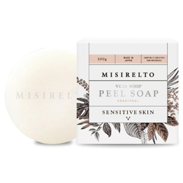 ミシレルト VC24 ホイップピールソープ / 100gウォッシング・ピーリング・クレンジング肌の生まれ変わりを助ける濃密すぎるピーリング泡肌に触れずに汚れを落とし、生まれ変わる力を育てる1つで3役をこなす、多機能石鹸ウォッシング、ピーリン...