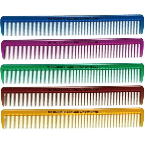 三信 SRS ユーピロン ドライヤーコーム（全5色） （メール便 対応）ポリカーボネート全長190mmドライヤー用のコームです。
