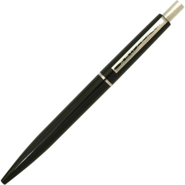 ●シンプルなデザインの油性ボールペンです●インクカラー：ブラック●ペン先：0.7mm ※詳細画像に一部別カラーの商品を使用しています●サイズ：縦=140mm　横=10mm