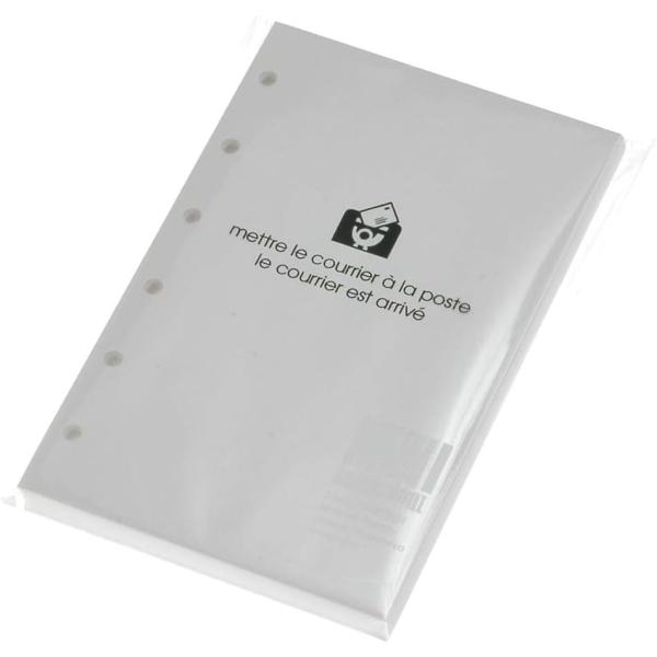 ミニ6穴サイズシステム手帳用、無地メモ帳リフィル●【本体サイズ】80×125mm●【タイプ】ミニ6穴バインダー用リフィル●【仕様】無地●【入数】100シート入り