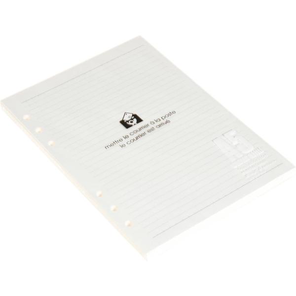 ●【本体サイズ】148×210mm●【タイプ】A5バインダー用リフィル●【仕様】罫線/6mm●【入数】100シート入り●【本体重量】224g