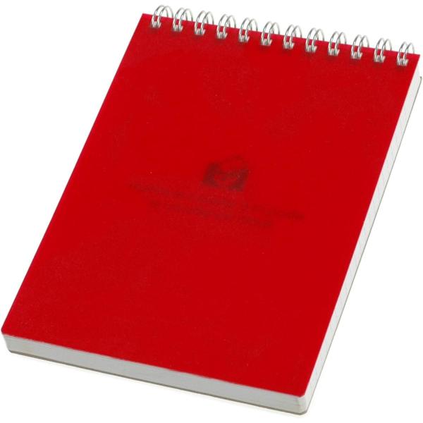 シンプルなA6サイズのダブルリングメモ。たっぷり書き込める6mm罫線の90シート。 表紙は半透明のPP製。本文の一枚目にはロゴの白い紙があり、透け感を楽しめます。カラーバリエーションが豊富で、内容別に変えたりと、便利な使い方もできます。 表...