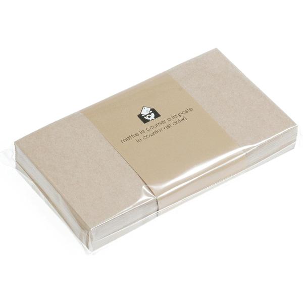 ●【シリーズ】BASIS/ベイシス●【本体サイズ】165×92mm●【封筒】サイズ洋7号 / 内カマス貼●【入り数】50枚入り●【材質】再生紙