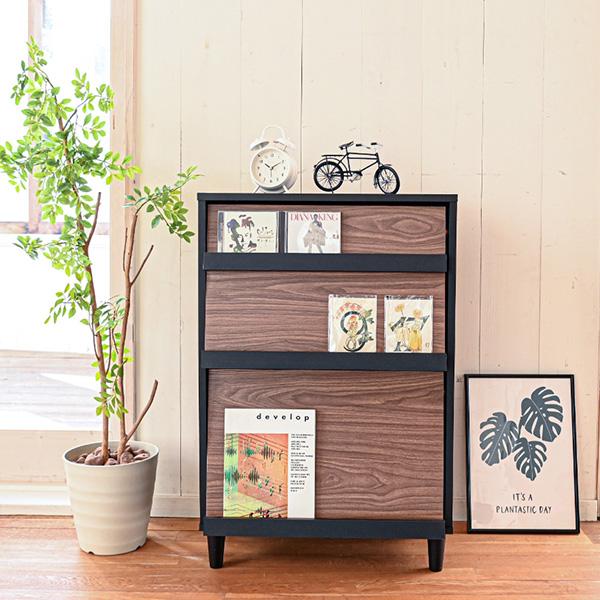 ■商品説明 ２フラップキャビネット。6つのデザインと5つのカラーからお選びいただける6デザインキャビネット”Adatto”。扉部分には雑誌やポストカードなどお好みのディスプレイを。■本体サイズ [外寸]幅60×奥行35.5×高さ90(アジャ...