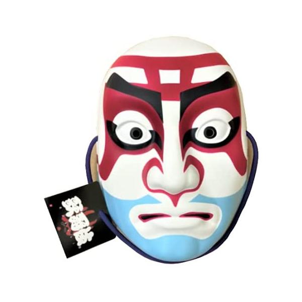 ■国内でも海外でも大人気の日本らしいお面！■ハロウィンの和装コスプレにもオススメ♪■伝統的なデザインはお祭りで活躍！【商品名】【安心保障つき】お面 弁慶（べんけい） マスク お祭り 歌舞伎 かぶき コスプレ コスチューム 仮装 衣装 プチ仮...