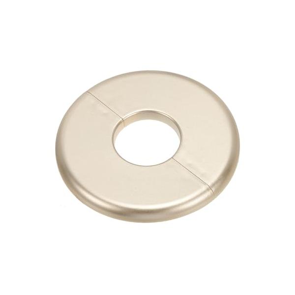 ゴールド//・素材：AB ；カラー：金色；内径：34.5 / 1.36；全体サイズ：9.47c x 8 / 3.73 x 0.31（外径x高さ）；梱包リスト：壁用スプリットフランジ1個・耐久性のある素材  蛇口カバーは耐久性のあるV素材で作...