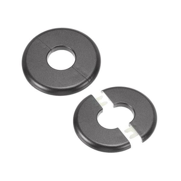 グレー//・素材：AB ；カラー：グレー；内径：8 / 1.10；全体サイズ：8c x 8 / 3.15 x 0.31（外径x高さ）；梱包リスト：壁用スプリットフランジ個・耐久性のある素材  蛇口カバーは耐久性のあるV素材で作られており、軽...