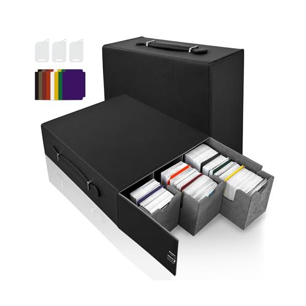 黒、グレー/引き出し式/400枚のカード収納/ HAG RBE・ize:引き出し式/400枚のカード収納olor:黒、グレー・製品仕様デッキケース外部サイズ縦9.7c 幅6c 高さ11c 内部寸法縦8.7 c 幅7.+7.+7.c 高さ9....