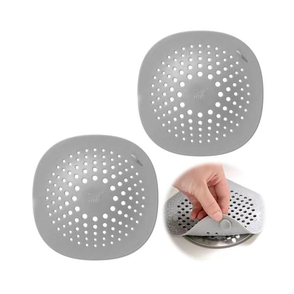 商品仕様直径14.4c、高さは.c。高品質のR熱可塑性ゴム、柔らかく、環境に優しい製。寒さや暑さの場合に変形しません。底部には固定用の吸盤が付いており、使用時には壁に押し付けることができます。・人間的設計シャワー集毛器フィルターはシャワー排...