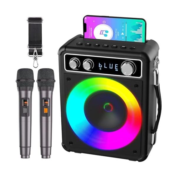 ブラック//・olor:ブラック・ より臨場感あふれるサウンド専用設計されたHDドライバーユニットと6.5インチ独立なウーハーで構成され、迫力のある低域から安定した中高域まで、より豊かな音色を再現できます。ワイヤレスマイク本を付き、一人は勿...