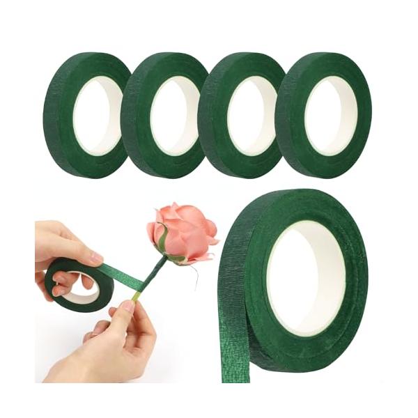 深い緑深い緑//・olor:深い緑・造花テープ花の茎や枝を巻くための専用テープです。フローラルテープは滑らかで柔軟な質感で、伸縮性と粘着性もがあり、簡単に巻くことができ、手で裂くこともできる。花や茎の花束、ブーケ、造花などに最適，花に自然で...
