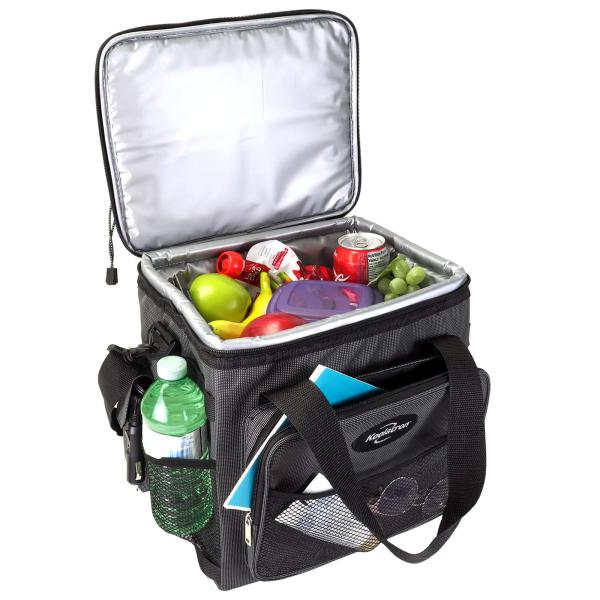 商品名: Koolatron D13 14クォーツソフトサイド電動トラベルクーラー、ダークグレー Koolatron Electric Portable Cooler Plug in 12V Car Cooler Bag, 14 qt (1...