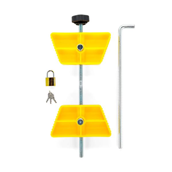 商品名: Camco 44642 RV Wheel Stop with Padlock Camco RV Wheel Stop with Padlock- Stabilizes Your Trailer by Securing Tandem...