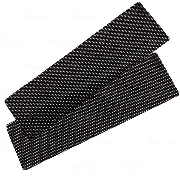 商品名: Zone Tech　貼付け式日よけ - 2枚　プレミアム品質ブラック貼って剥がせる日よけ ZONETECH Cling Glare Reducer Sun Shade Side Window Car Curtains UV Ray...