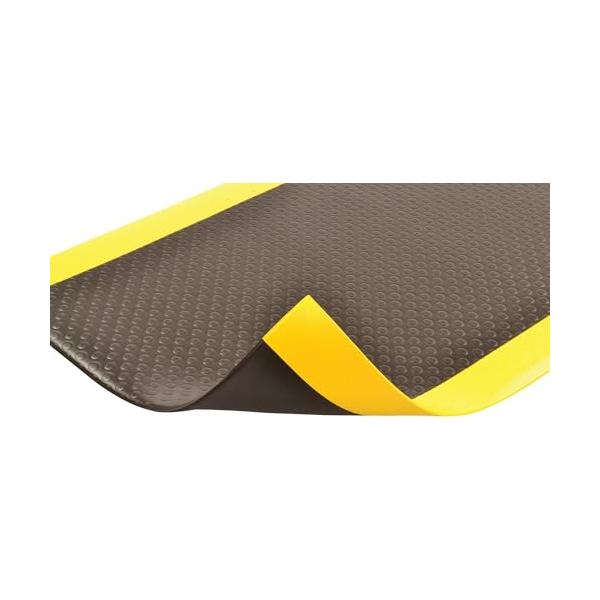 商品名: NOTRAX 疲労軽減マット バブルソフトレッド ブラック&amp;イエロー 600X910 417S0023BY Notrax 417 Bubble Sof-Tred〓 with Dyna-Shield〓 2' x 3' x 1...