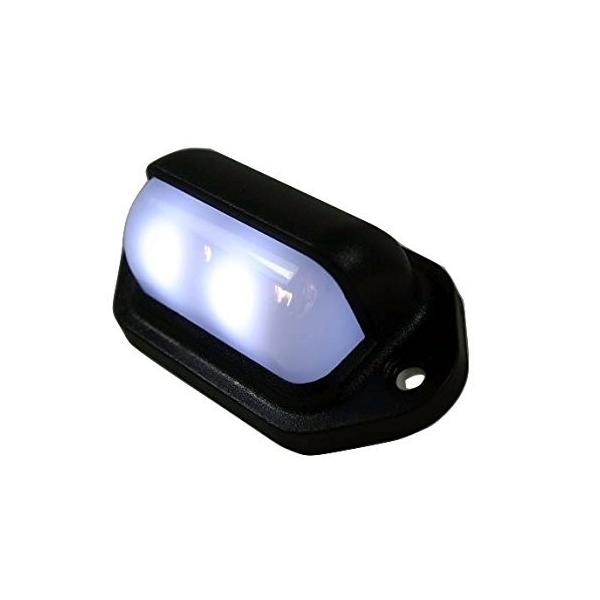 商品名: LEDコンビニエンスカーテシライト-ホワイトLED-防水、コンパクト12vdcフィクスチャトラック、自動車、RV、航空機照明 LED Convenience Courtesy Light - White LED - Waterpr...